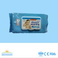China Customized Alcohol-Free Baby Wipes 45gsm Weight 20×15cm Size Disposable Wet Wipes for Restaurant and Family Use for sale