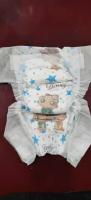 China Second Grade Baby Diapers Size S M L XL XXL 50pcs Pack Disposable Diaper 400-800ml Absorption for sale