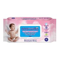China 80-Piece Baby Wet Wipes Display Box - Spunlace Non-Woven Fabric 20-120gsm - Custom Sizes 14x18.5cm to 22x22cm for sale