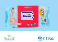 China Baby Pure Water Disposable Wet Wipe Unscented Embossed 15x20cm 80gsm for sale
