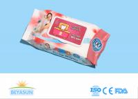 China Pure Water Gentle Disposable Baby Wet Wipes 100PCS Scented 15x20cm for sale