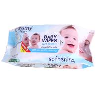 China 100% Biodegradable Flushable Baby Wipes 80pcs with Custom Sizes 15-20cm and Multiple Packaging Options for sale