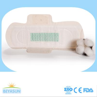 China Biodegradable Organic Sanitary Pads 285mm 350mm Women Menstrual Anion Lady Sanitary Napkin for sale