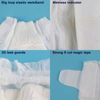 China Wholesale Baby Diaper with Composite Back Sheet 3D Leak Guard for Haiti for sale