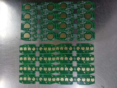 China 0.6MM Thickness Double Sided PCB GREEN Solder Mask OSP  Immersion Gold LF-HASL for sale