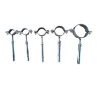 China 304 Stainless Steel Pipe Support Bracket Polished Surface GB Standard Industrial Pipeline Fixing for sale