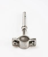 China 304 Stainless Steel Pipe Support Bracket Polished Surface GB Standard Industrial Pipeline Fixing for sale