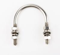 China Easy Installation, Vibration Resistance Corrosion 304 Stainless Steel U-Type Clamp for sale