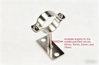China Corrosion Resistant 304 Stainless Steel a-Type Bracket with Base Plate, ISO9001 Certified for sale