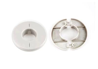 China Split Plastic Pipe Escutcheon Sleeve Decorative Cover for Wall Through Pipe for sale
