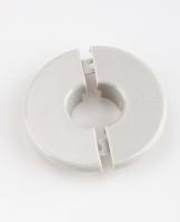 China Split Plastic Pipe Escutcheon Sleeve Decorative Cover for Wall Through Pipe for sale