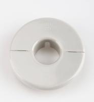 China Split Plastic Pipe Escutcheon Sleeve Decorative Cover for Wall Through Pipe for sale