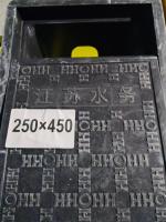 China SMC Composite Water Meter Box with Water Inlet Pipe Passing Hole for sale