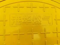 China Molded-Color SMC Manhole Cover with Customized Logo (φ600mm) for sale