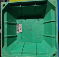 China Anti-Corrosion Composite Greening Manhole Cover with Drainage Holes (500*500mm) for sale