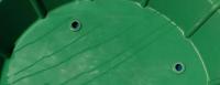 China Anti-Corrosion Composite Greening Manhole Cover with Drainage Holes (500*500mm) for sale
