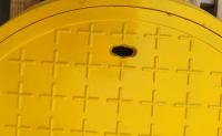 China High-Strength SMC Power Manhole Cover with Rubber Seal & ISO9001 Approval (φ960mm, for sale