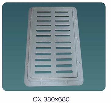 China Anti-Vandal SMC Water Grate with Debris Filter & RoHS Compliant (380×680mm, Heat Resistant) for sale