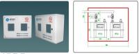 China High-Strength 2-Gang SMC Gas Meter Box with Lock & ISO9001 for sale