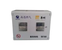 China High-Strength 2-Gang SMC Gas Meter Box with Lock & ISO9001 for sale
