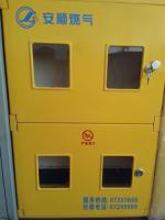 China FRP Gas Meter Box Outdoor Wall Mounted Enclosure with CE Certified SMC Technique for sale