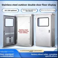 China 304 Stainless Steel Waterproof Instrument Switch Box Control Box 600*600*250mm Electronics Enclosure for sale