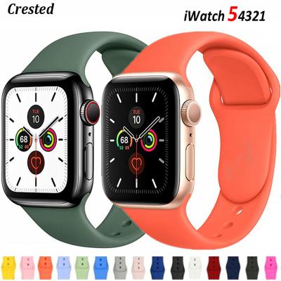 China 38mm 42mm Silicone Strap For Apple Watch Band IWatch Serie 3 S for sale