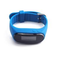 China Calorie And Distance Tracker Digital Step Counter Watch ABS Silicone Materials for sale