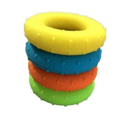 China Custom Size Silicone Hand Grip Ring Strength Exerciser for Hand and Wrist Rehabilitation 40-60 lbs for sale