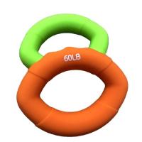 China Custom Size Silicone Hand Grip Ring Strength Exerciser for Hand and Wrist Rehabilitation 40-60 lbs for sale