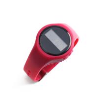 China EU Standard White Simple Pedometer Bracelet With Long Distance Tracking for sale