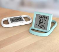 China Multifunctional Phone Holder Led Display Clock With Temperature And Electronic Movement for sale