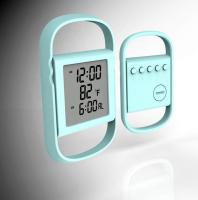 China Multifunctional Phone Holder Led Display Clock With Temperature And Electronic Movement for sale