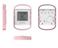 China Flipping Digital Alarm Clock Stand 1127818 MM 1 LR44 Multifunctional Travel Clock for sale