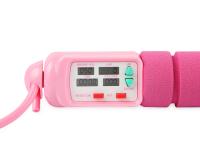 China Custom Pink Jump Rope 180g Weight with Loop Counter up to 9999 for Fitness Exercise for sale