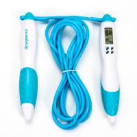 China Adjustable Bearing Speed Jump Rope Blue Home Fitness Skipping Rope 3m Length PVC for sale