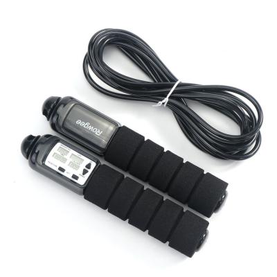 China Digital Skipping Jump Rope with Foam Handle 300cm Rope Loop Counter up to 9999 for Gym Exercise for sale