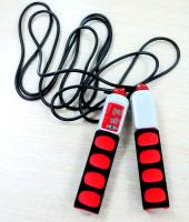 China Adjustable PVC Weighted Jump Rope 300cm with Foam ABS Handle and Digital Counter for sale
