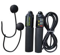 China All Black 180mm Bulk Cordless Jump Rope Variable Speed for School Gym for sale