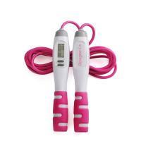 China Fitness Jump Rope 2.8m with Turn Count and Time Setting ASJ-01 Pink for Home Gym for sale