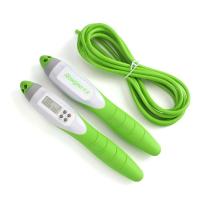 China KSX-LS07 Digital Jump Rope Tangle Free Soft Beaded Rope 2600mm Adjustable Length Wavy Handle for Fitness for sale