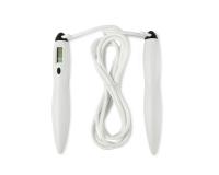 China White Digital Counter Jump Rope 300CM Adjustable Gym Skipping Rope for Fitness Training for sale