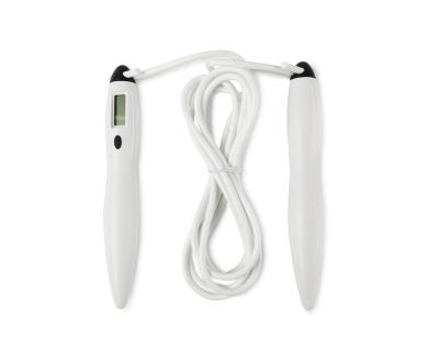 China White Digital Counter Jump Rope 300CM Adjustable Gym Skipping Rope for Fitness Training for sale