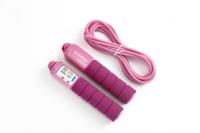 China Adjustable Skipping Rope with Wooden Handle 300cm Rope Digital Counter Kids Children Jump Rope for sale