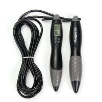 China Purple PVC Jump Rope 300cm ABS Handle Skipping Rope for School Gym Fitness for sale