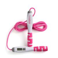 China Fitness Jump Rope 2.8m with Turn Count and Time Setting ASJ-01 Pink for Home Gym for sale