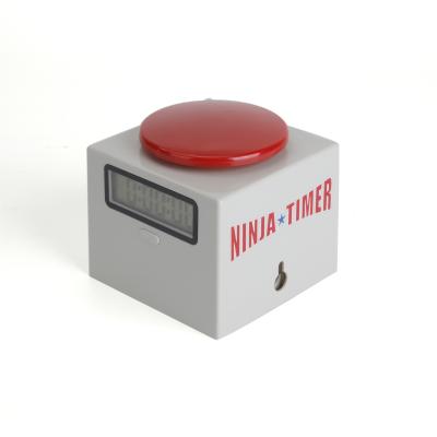 China Digital Countdown Timer 10.5cm ABS Speed Training Game Timer with Circular Button for sale