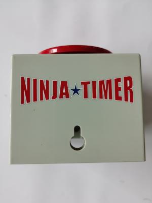 China Custom Logo LED Digital Countdown Timer 10.5x10.5x11cm ABS Plastic Kitchen Timer for sale