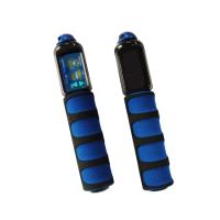 China Custom Logo Electronic Skipping Rope with Loop Counter up to 9999 Dark Blue Black 300cm for sale