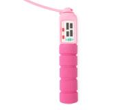 China Digital Skipping Rope with Loop Counter 300cm Rope Pink Handle for Fitness Training for sale
